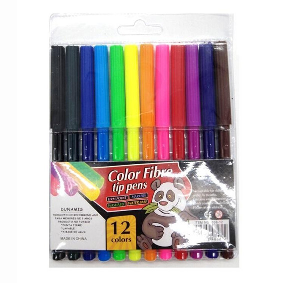 Marcadores 12 colores