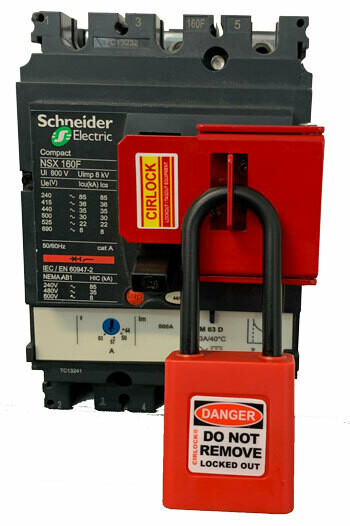 SALD-X-2 Individual Lockout for NS and NSX breakers - Aluminium