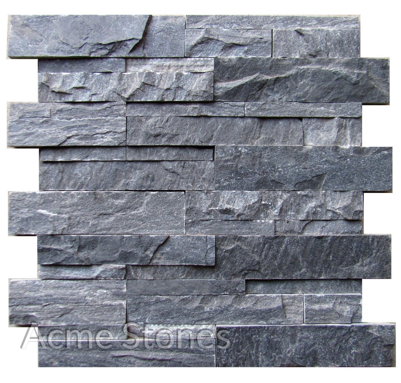 Monsoon Black Split Face 123 inch - Stone Tiles | - Acme Stones