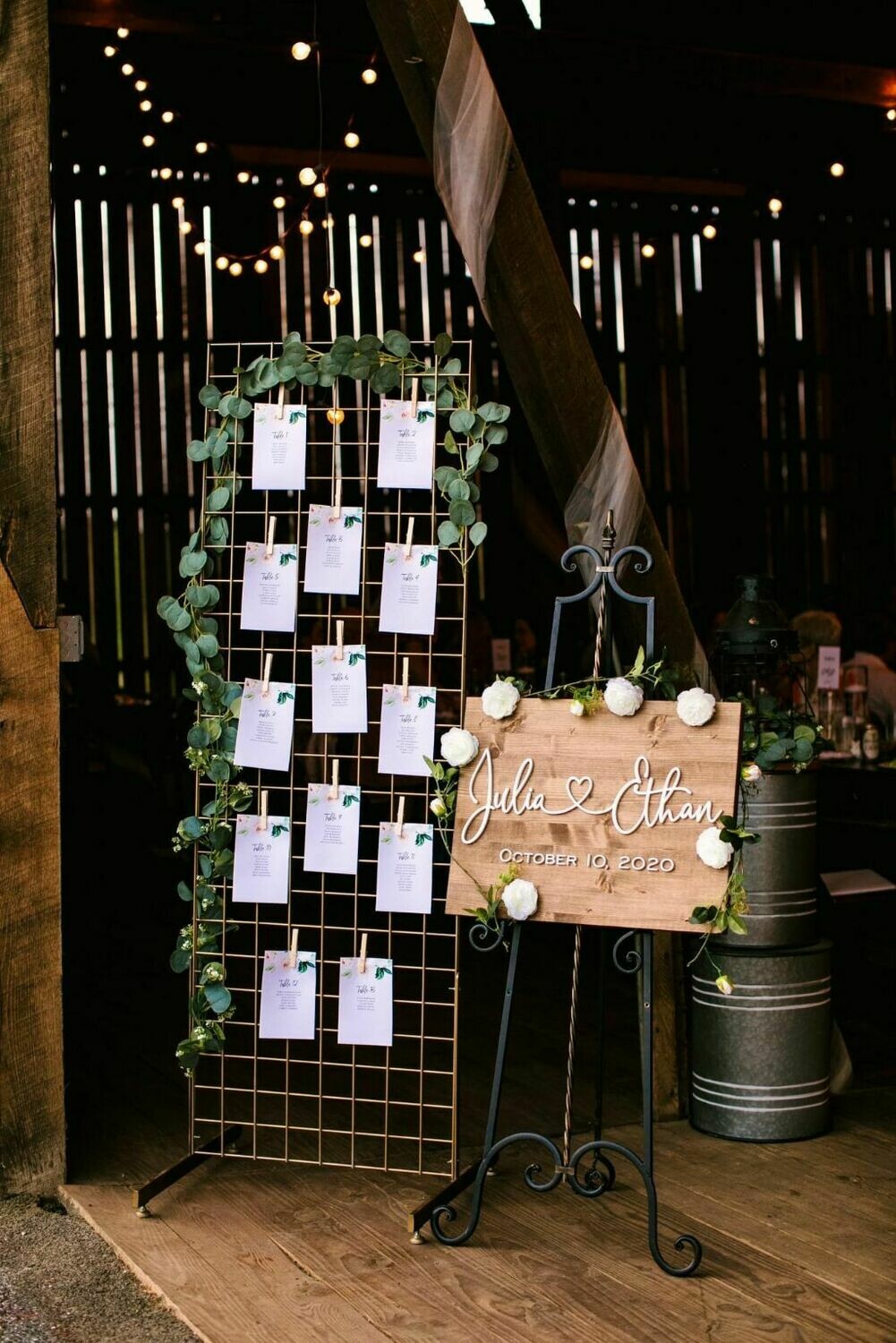 Gold Grid Seating Chart