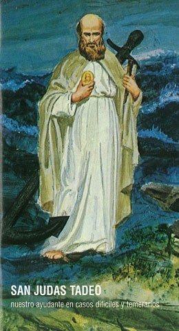 St. Jude with Anchor Prayer Card (Español)