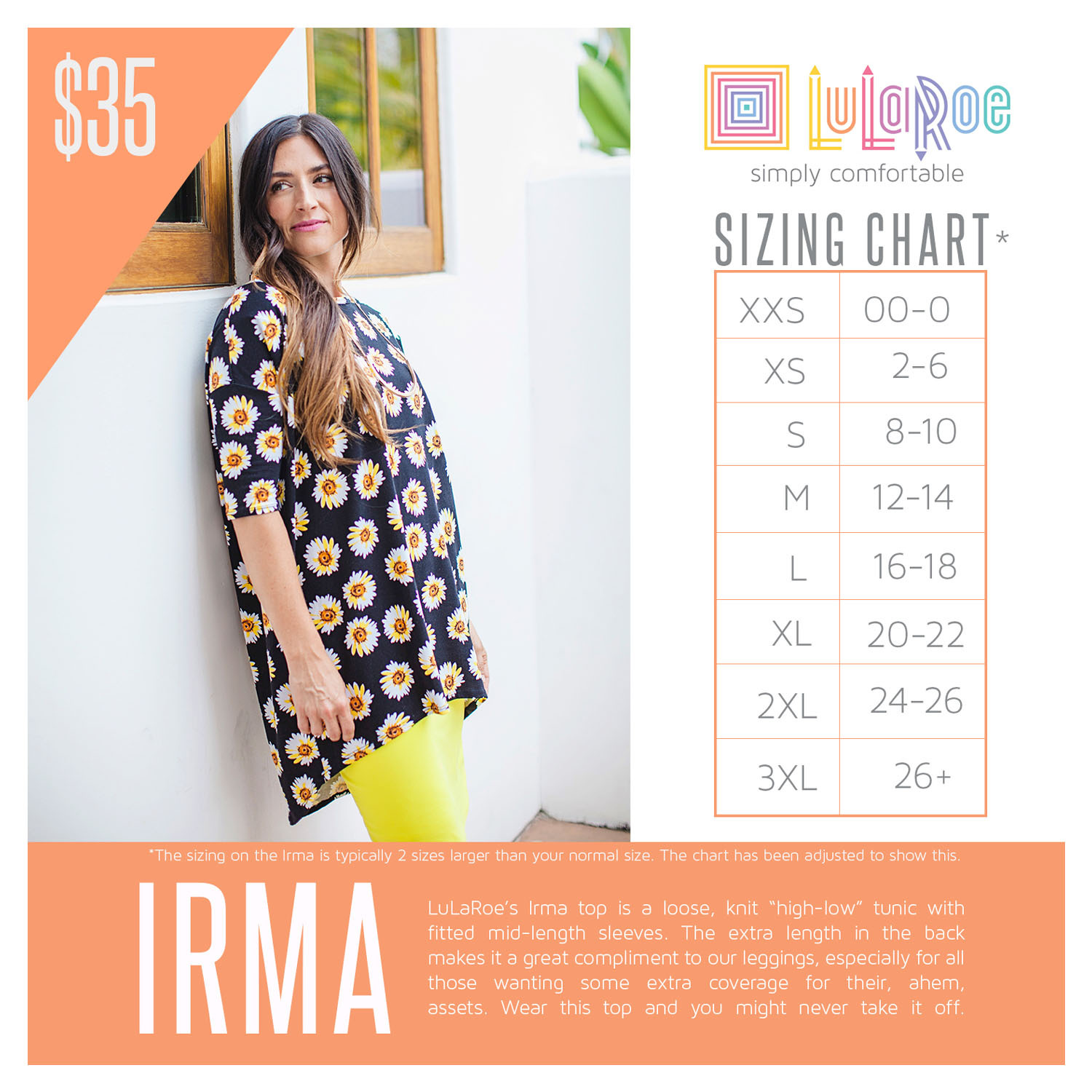IRMA LuLaRoe Tunic