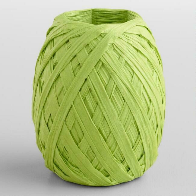 Raffia Paper 20m Green - Online Store - Core Pack