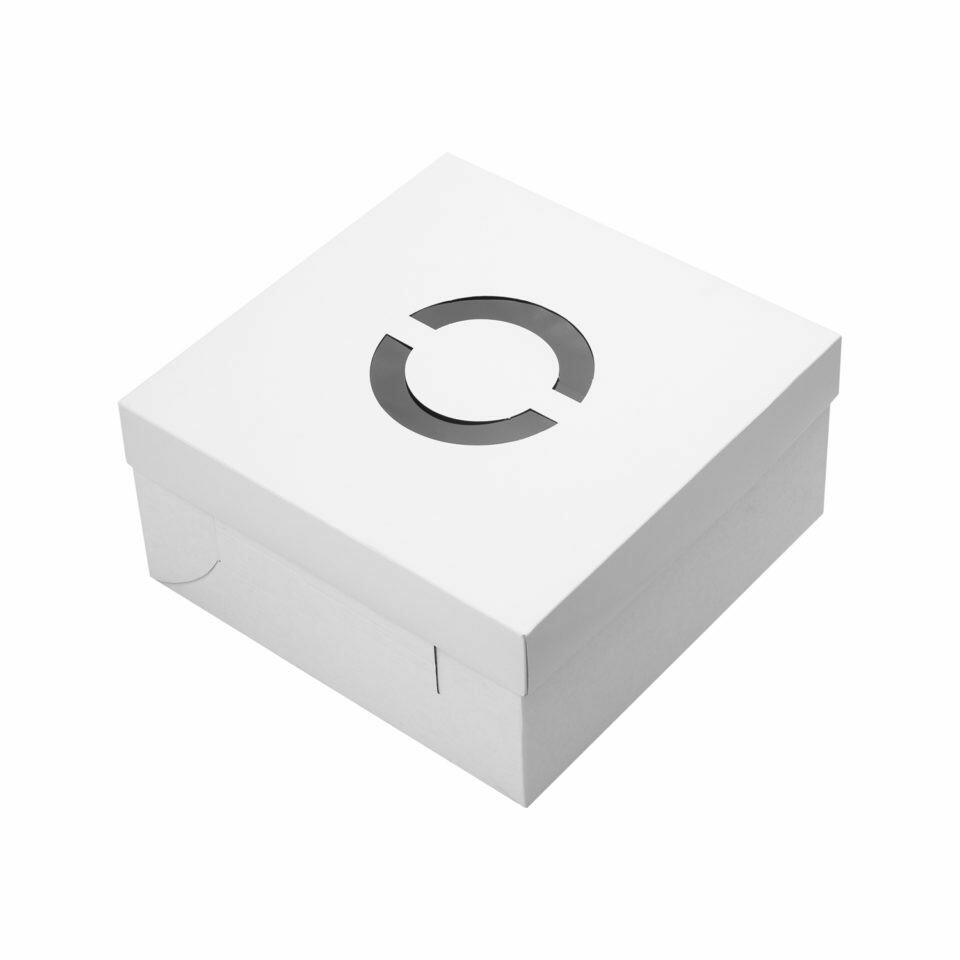 Cake Box Corrugated Base (15cm) High White 12" Soft Lid - Boxes | Core ...