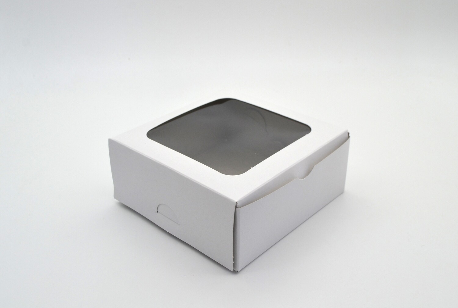 Cake Treats Box Window 5 x 5 x 2.5" White - Online Store - Core Pack