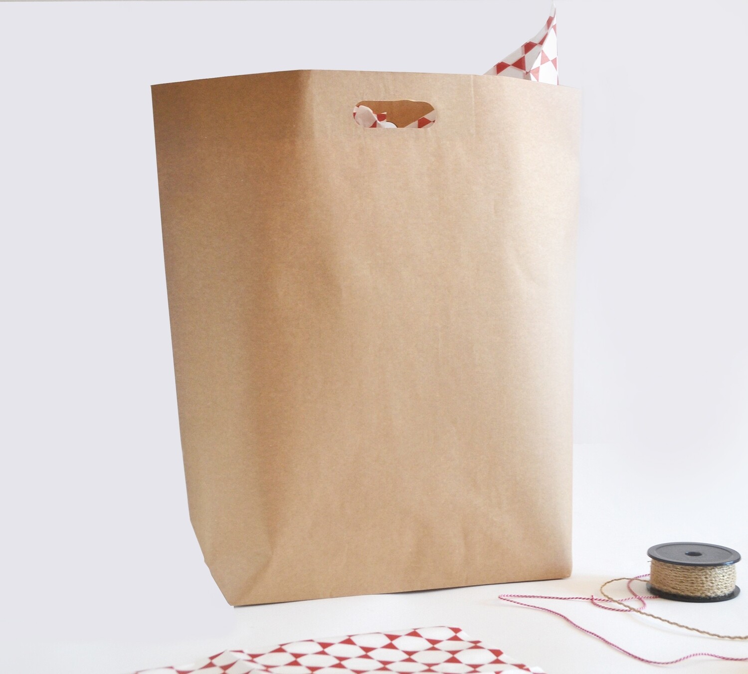 Opol Large Brown Paper Bags 500 x 150 x 500 mm - Online Store - Core Pack