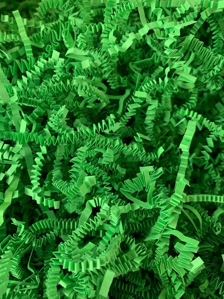 Shredded Crinkle Cut Paper 100g - Dark Green (ea) - Cap Tissue Paper ...