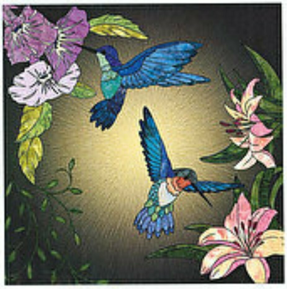 Hummingbird Lane Quilt Kit Topaz
