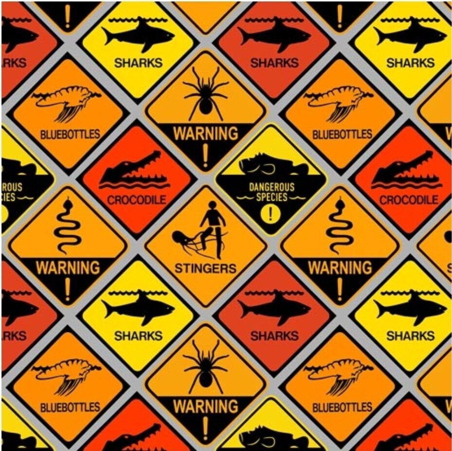 Dangerous Australia D Warning Signs