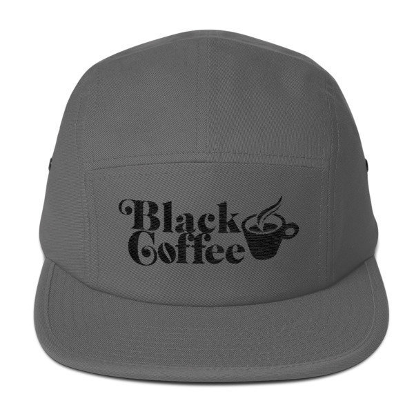Black Coffee Panel Hat
