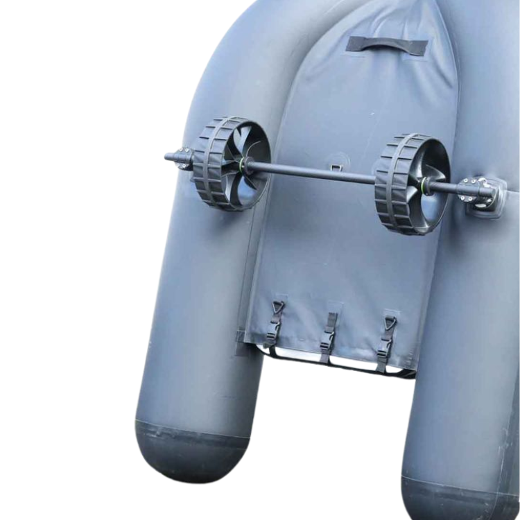 Roue de transport pour float tube avec adaptateur fixation Fasten ...