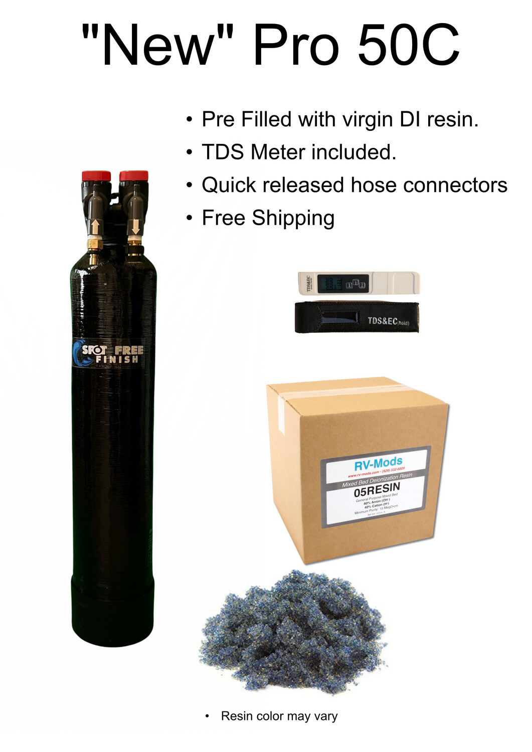 Spotless DI water systems for easy detailing of your vehicle