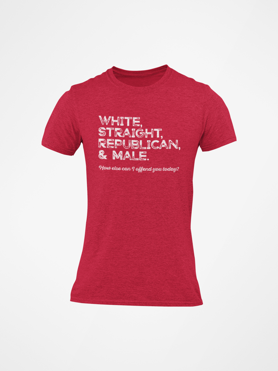 White, Straight, Republican & Male Tee