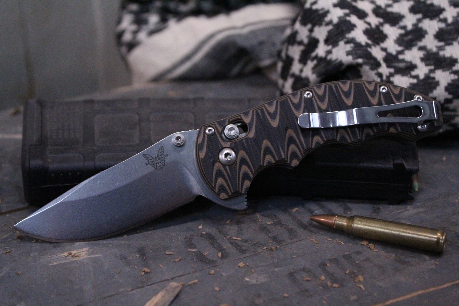 Benchmade Ball Flipper 3.18" Cabela's Exclusive AXIS Lock Knife / Satin ...