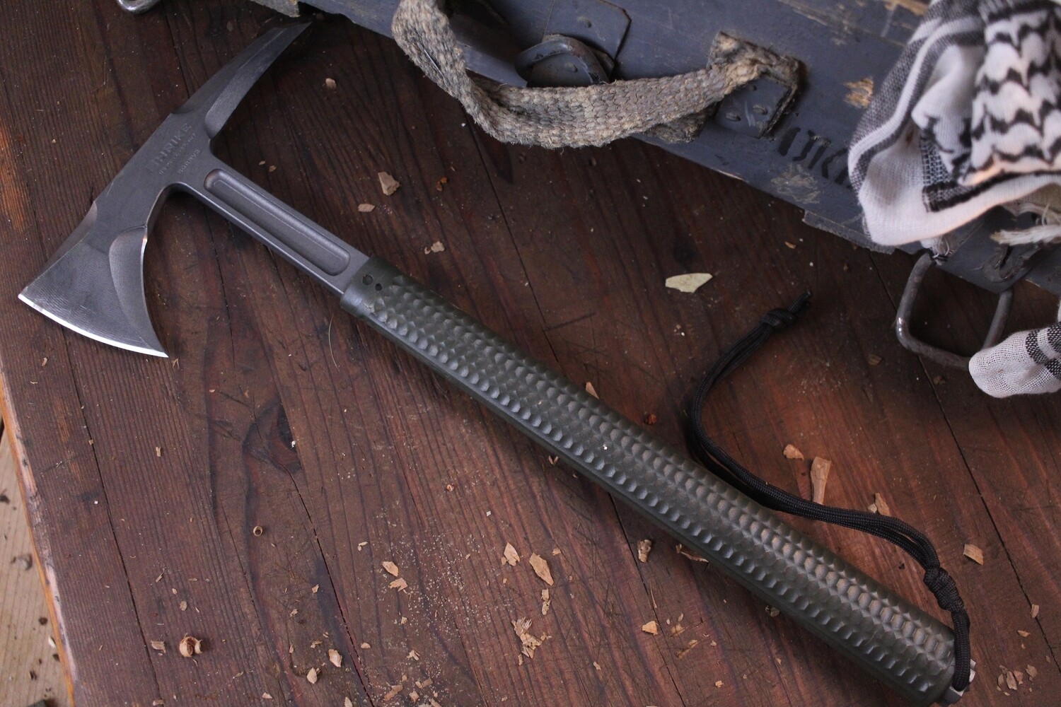 RMJ Tactical Shrike 80CRV2 Tomahawk / OD Green Rubber / Tungsten ( Pre ...