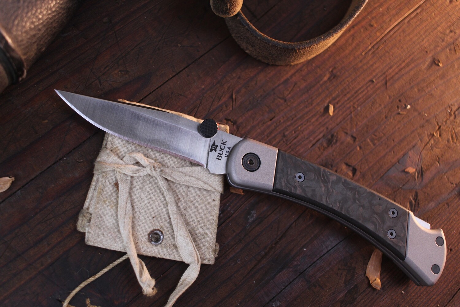 Buck 110 Limited Edition Legacy Collection 3.75" Lockback / Carbon ...