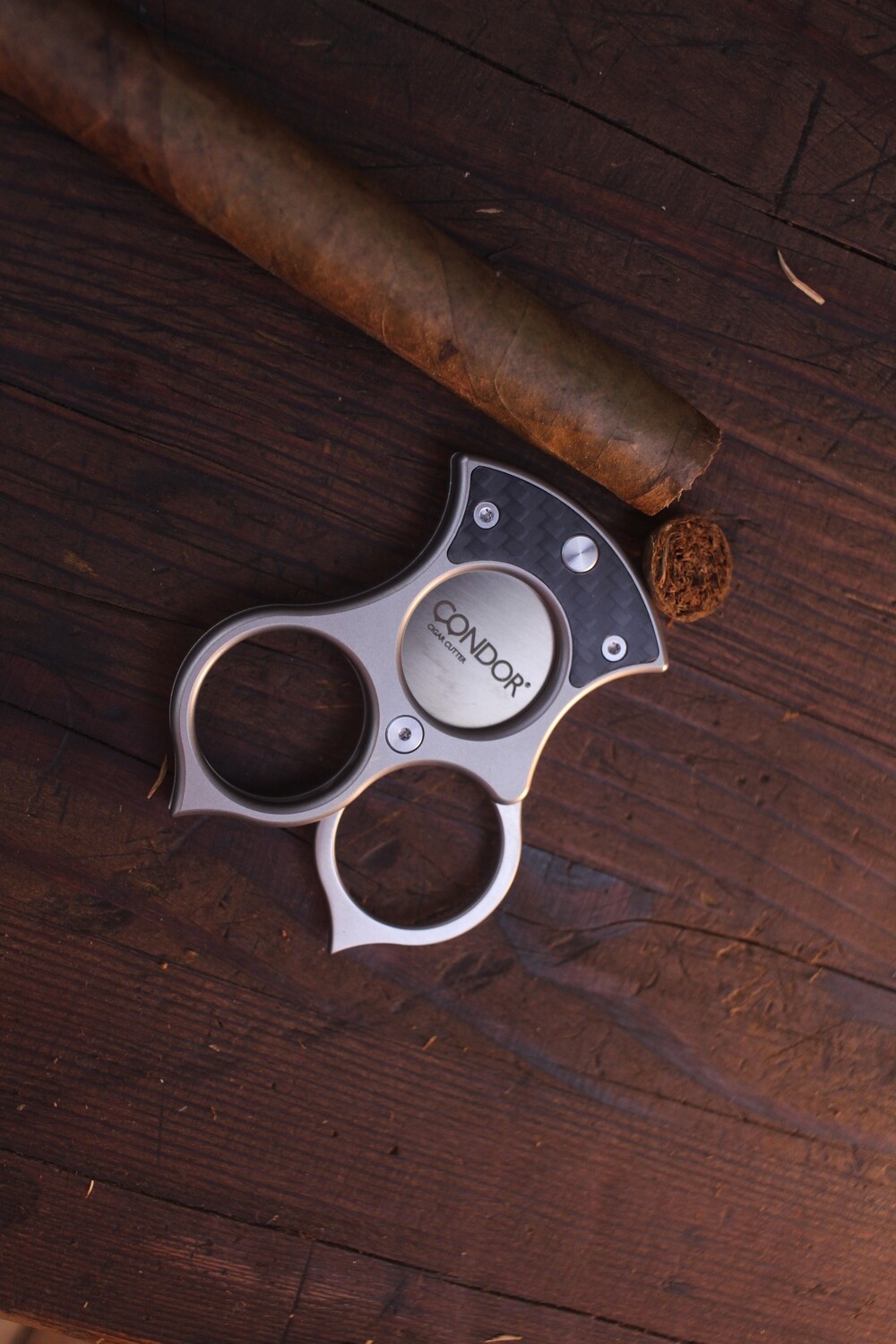 Red Horse Knife Works Condor Cigar Cutter / Titanium & Carbon Fiber ...