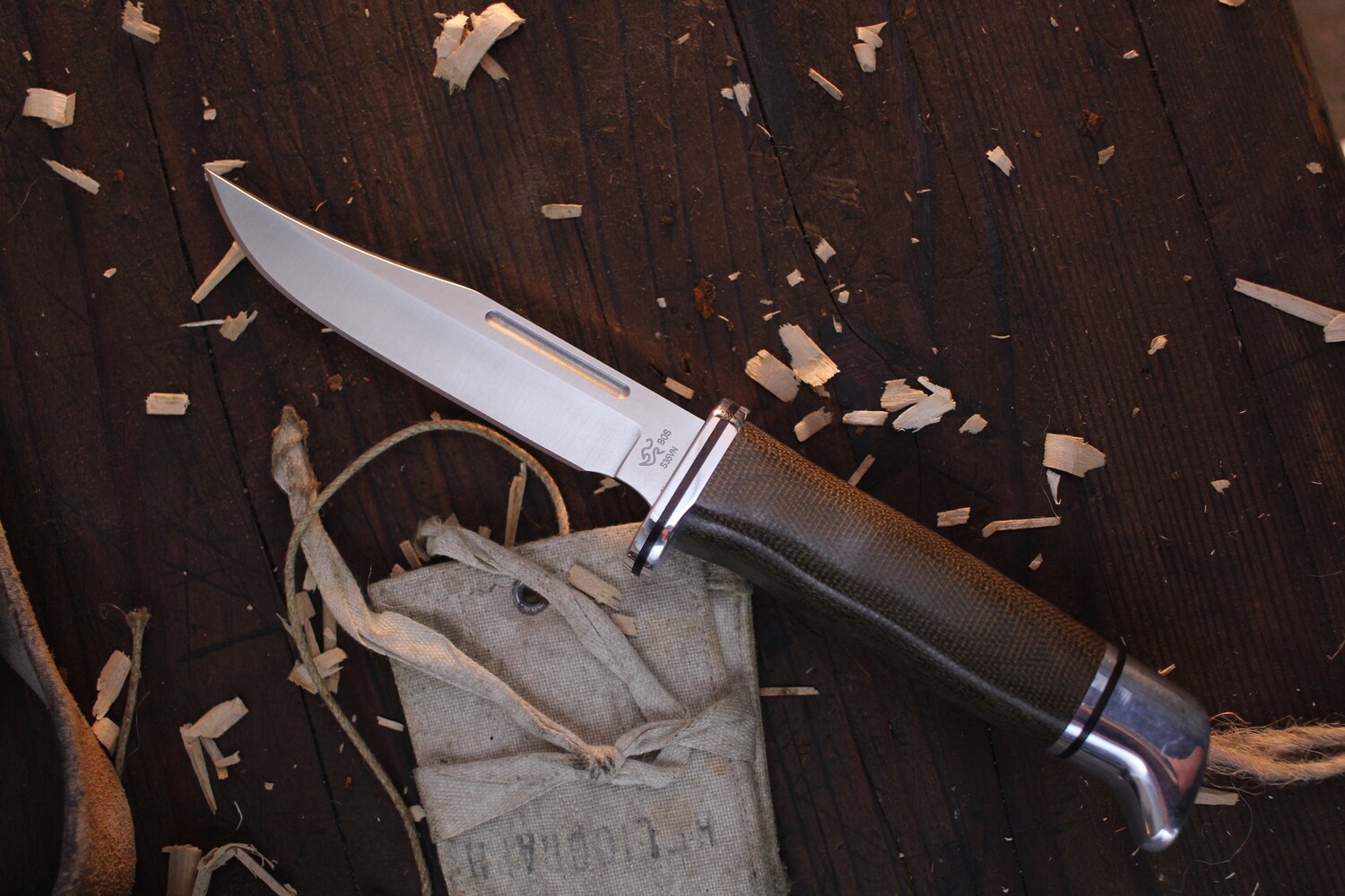 Buck 117 Special Pro 4.5" Fixed / Green Micarta / Satin CPM-S35VN ( Pre ...