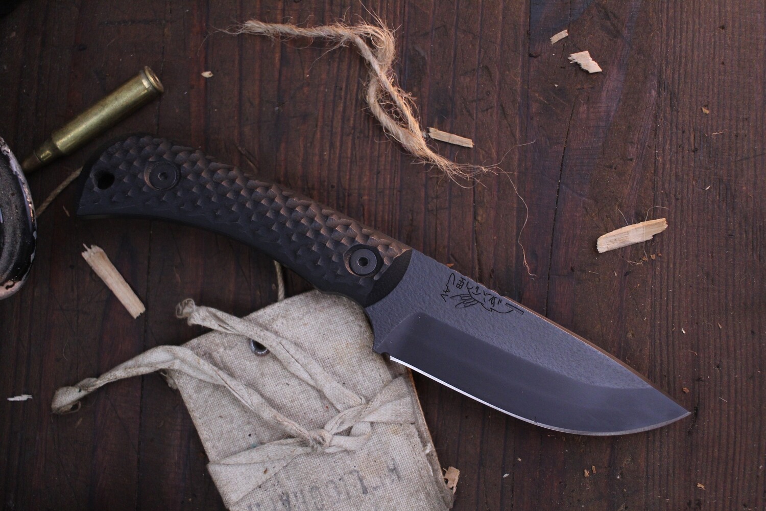 Half Face Blade Cav Jr. 3.5" Fixed Blade / Black Textured G-10 / Elite ...