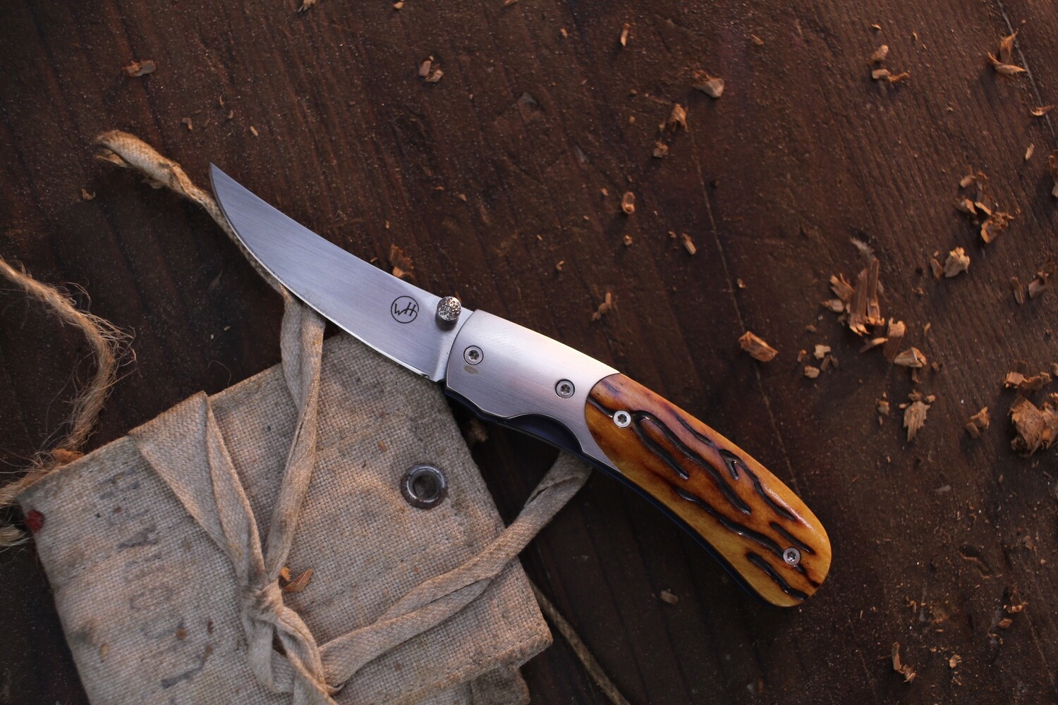 William Henry Classic T08-A 2" Liner Lock Folder / Silver Bolsters ...