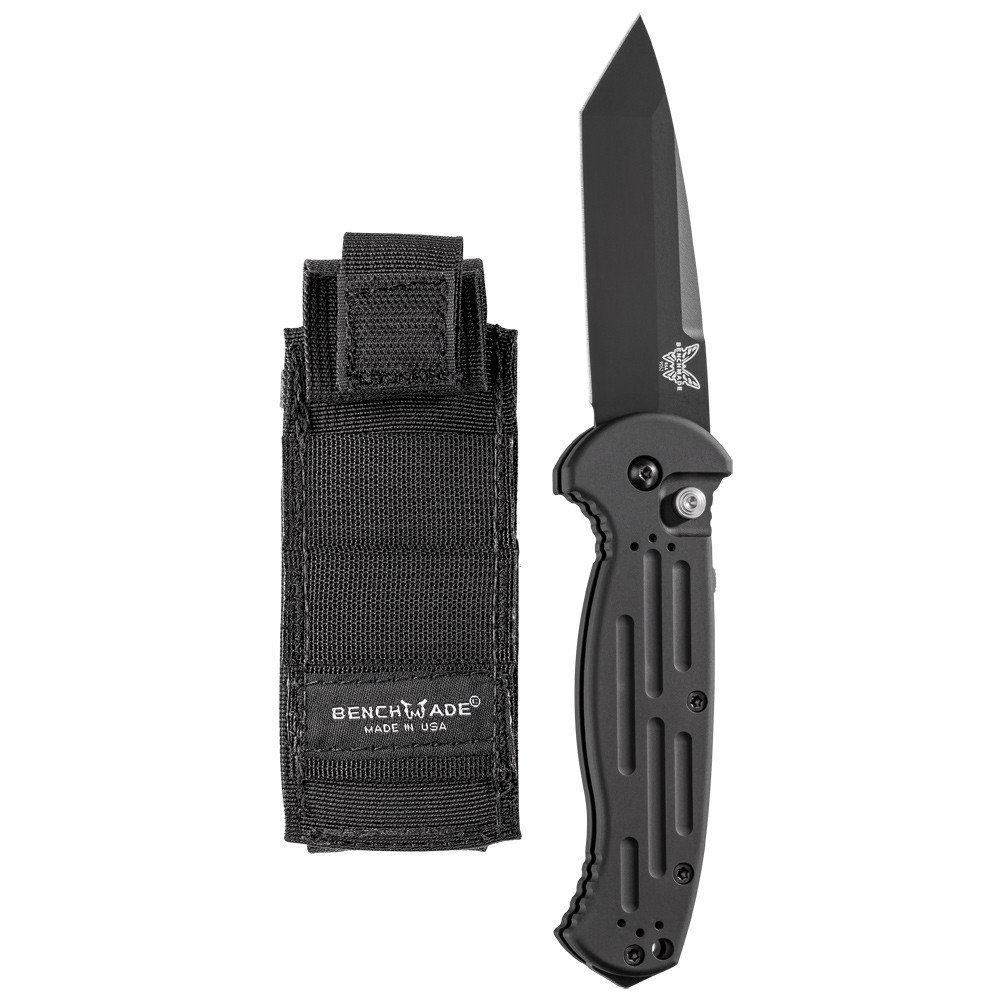 Benchmade AFO II Tanto 3.56" Automatic Knife / Black / Black (Discontinued)