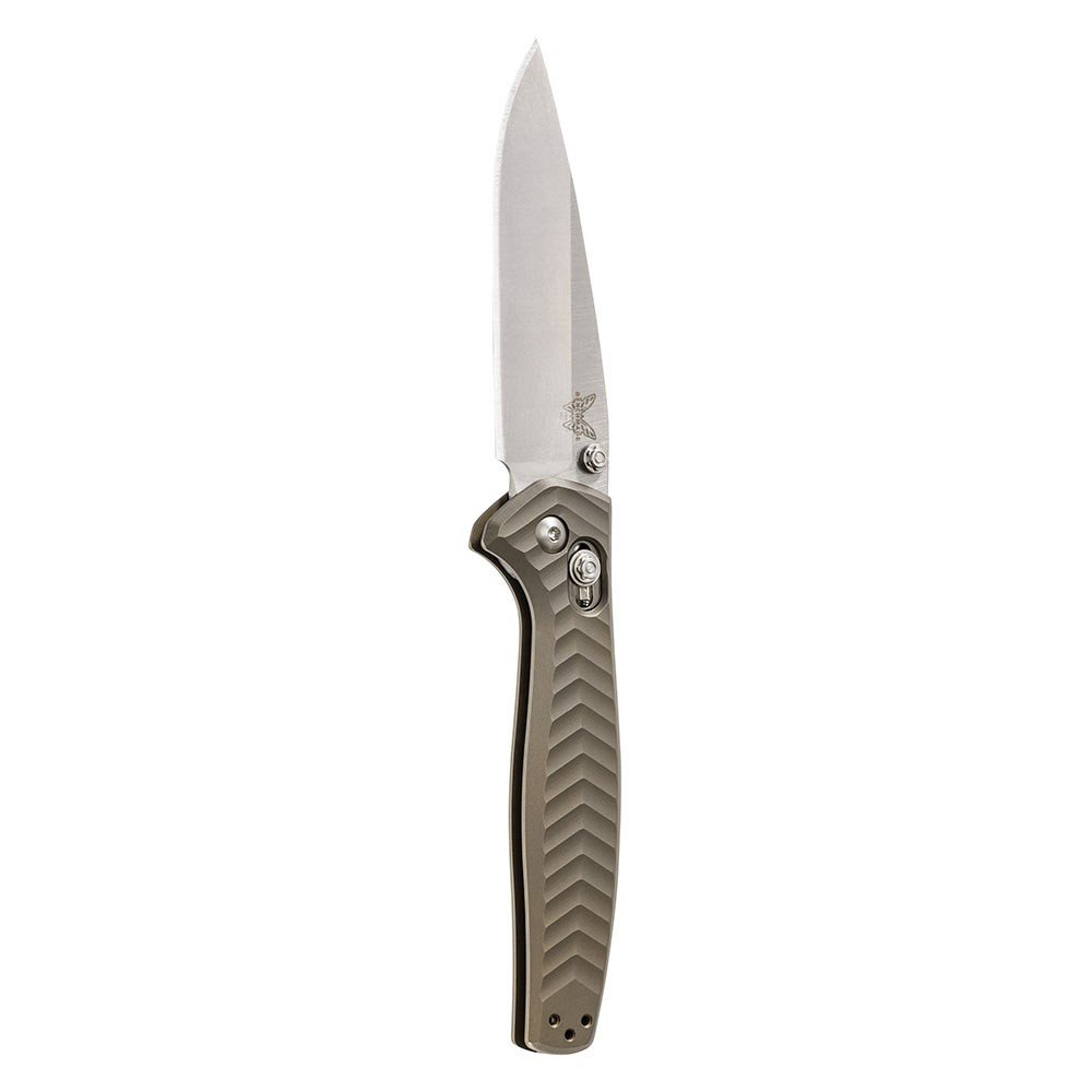 Benchmade Anthem 3.5" AXIS Lock Knife / Stonewash / Bronze Titanium ...