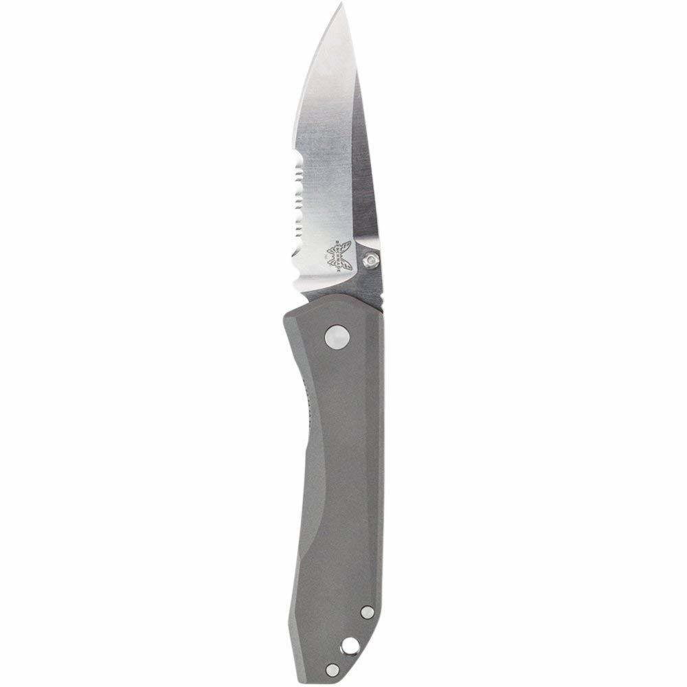 Benchmade 761S Monolock 3.73" Titanium Knife / Satin Serrated ...