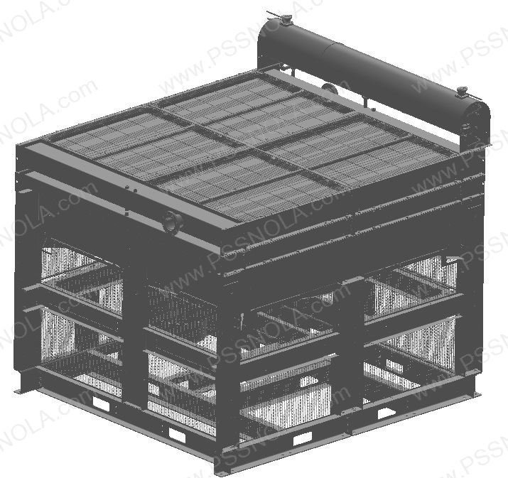 IEA Horizontal Remote Engine Radiator