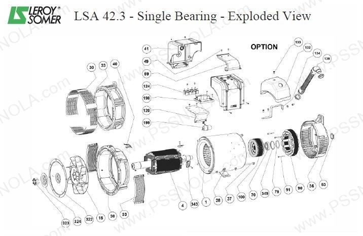 LSA 42.3 Parts - Leroy Somer North American Distributor