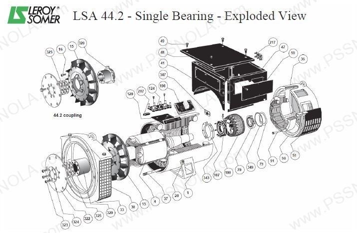LSA 44.2 Parts - Leroy Somer North American Distributor