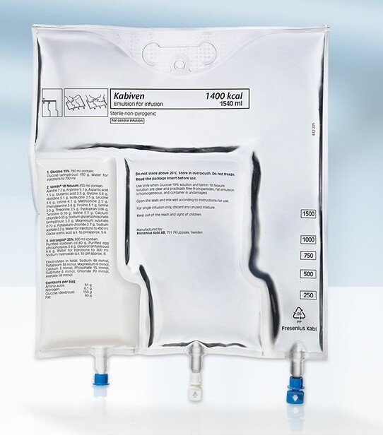 Kabiven Periférico 1440ml 1000kcal