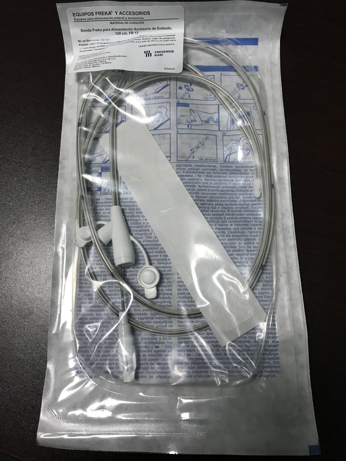 Freka Feeding Tube 12FR/120 CM