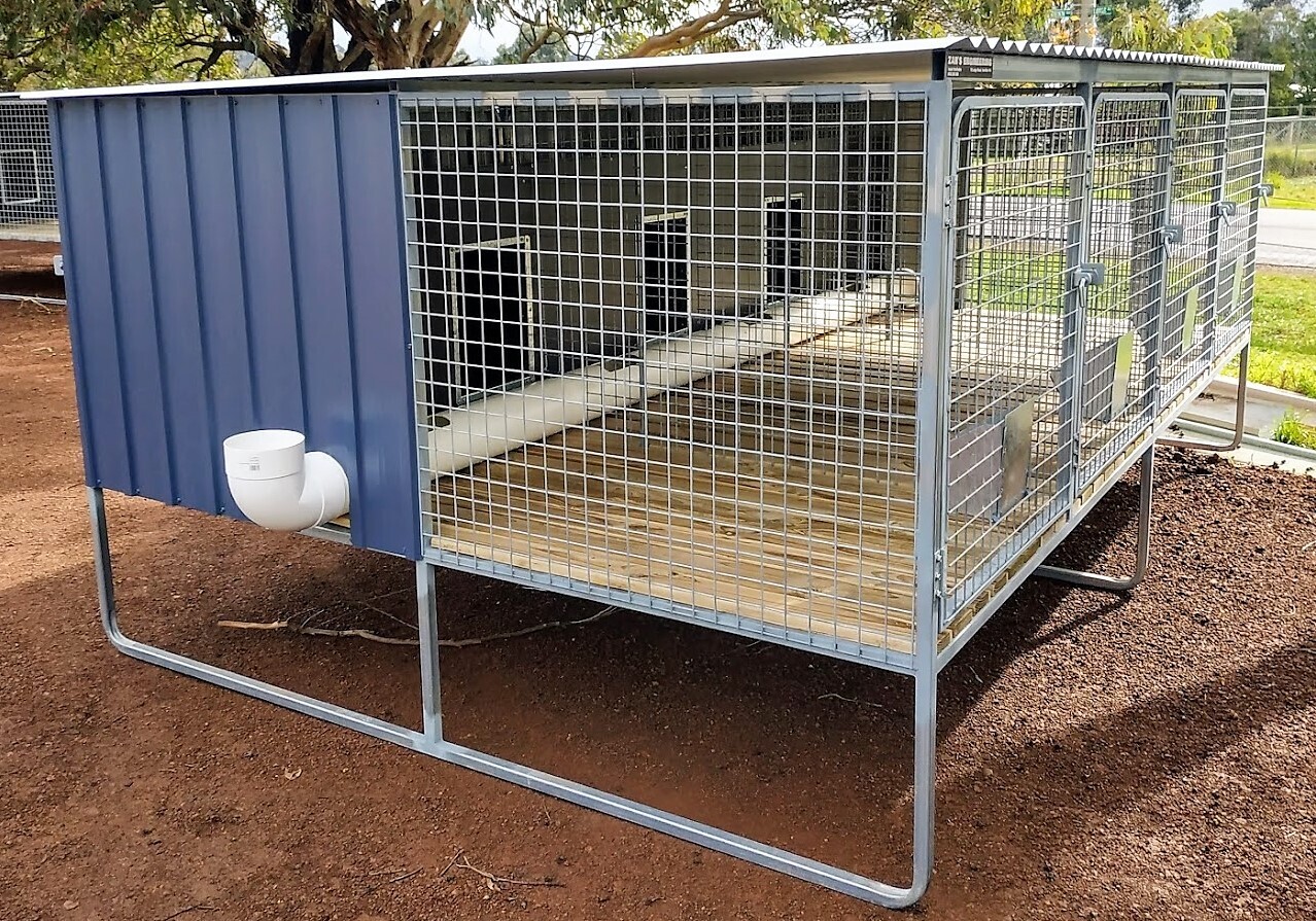 Dog Kennel - 4 Bay