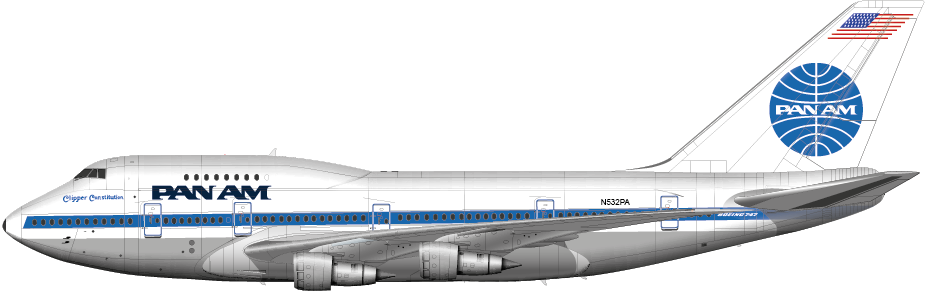 Boeing 747-SP Pan Am - N532PA - Print