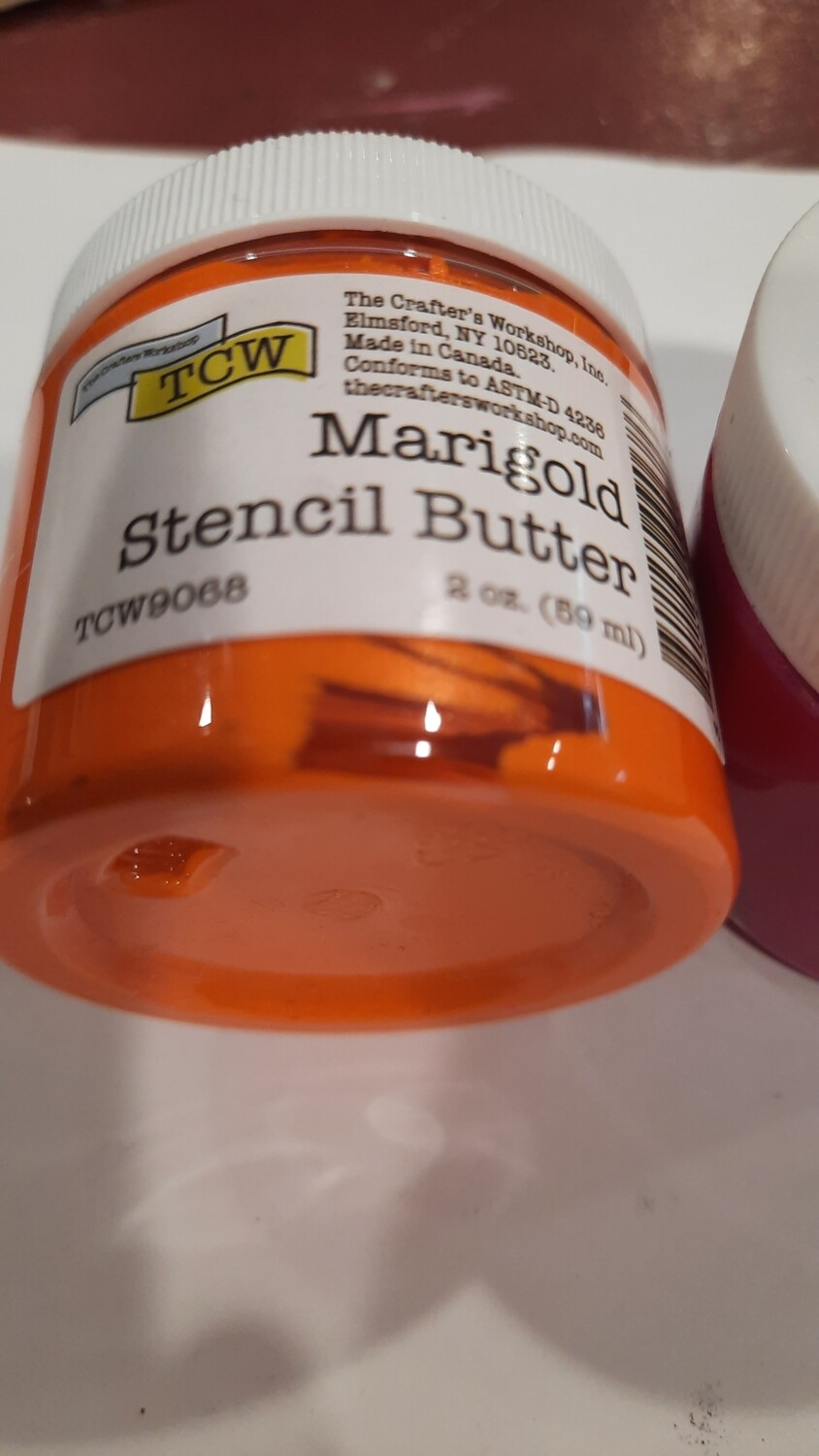 Marigold Stencil butter