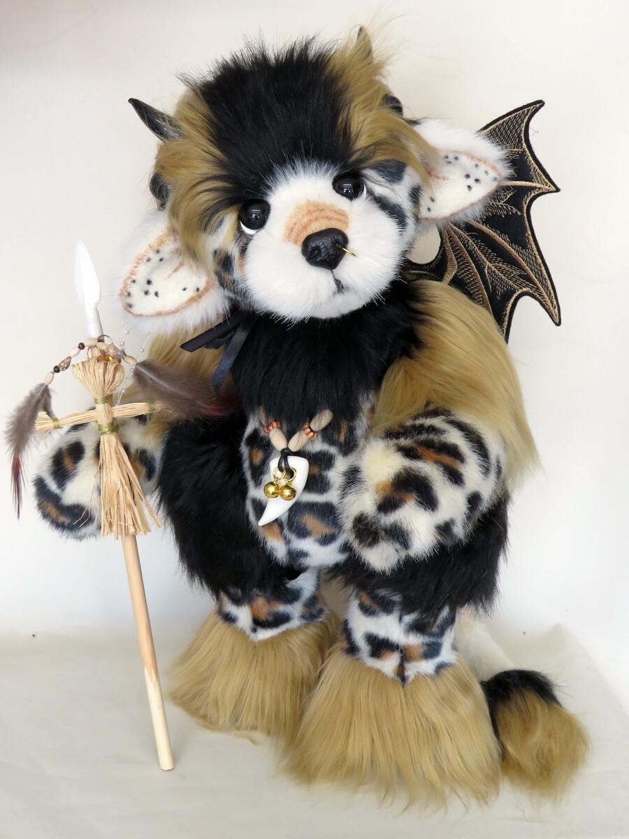 Kiku OOAK handmade artist collectors bear - Store - BearCrafty memorybear keepsakebears and ...