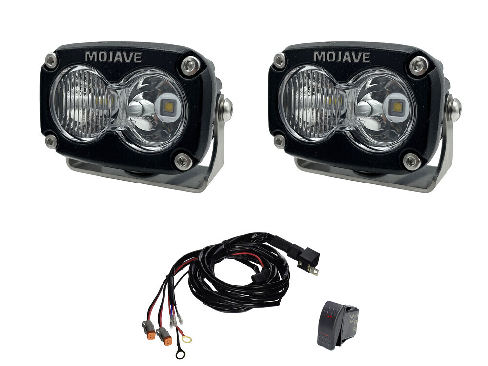 Tiger Lights Dual 2X3 LED KIT w/ Harness