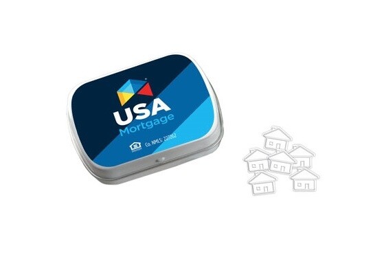 House Shaped Mint Tins - Packed 25 Per Box