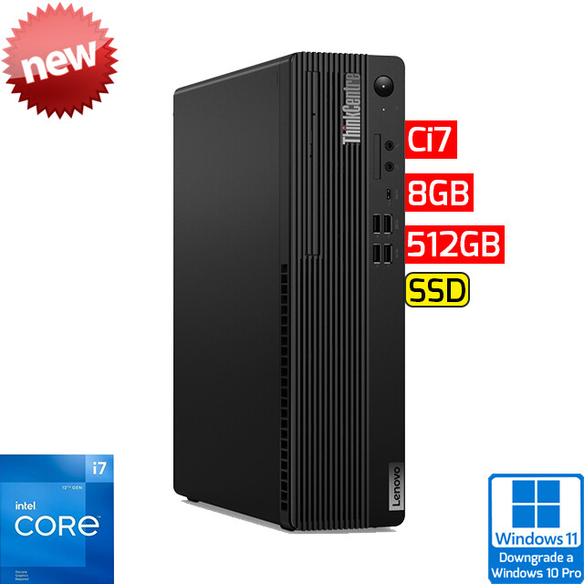 Lenovo ThinkCentre M70s Gen 3 | Ci7 12va - 8GB - 512GB SSD