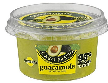 Guacamole Cabo Fresh Classic Mild %95 Avocado 12oz
