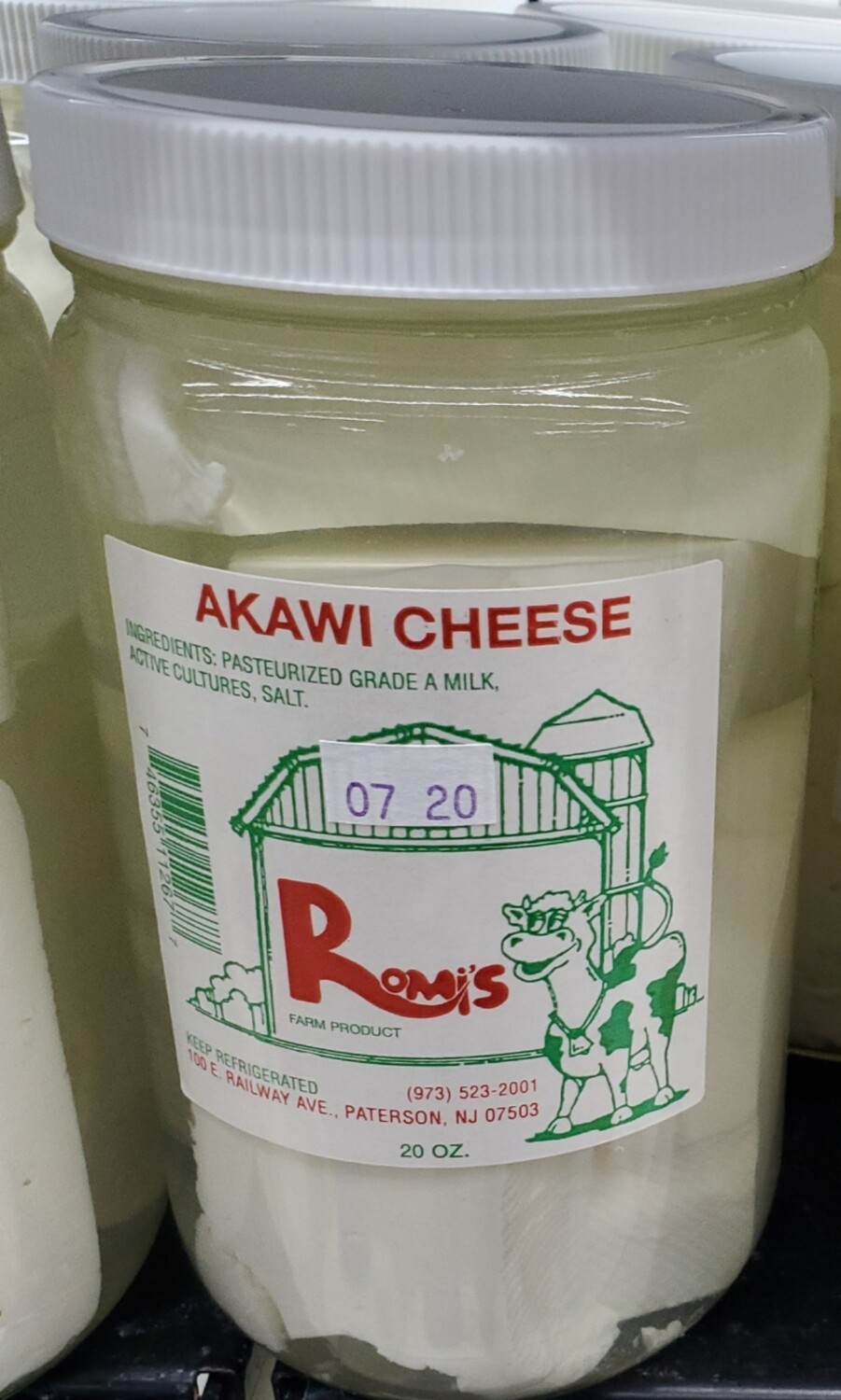 Akawi Cheese in Brine 20 oz