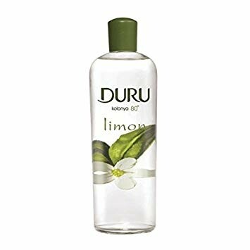 DURU Lemon Cologne (Limon Kolonyasi) 200Ml %80 Alcohol