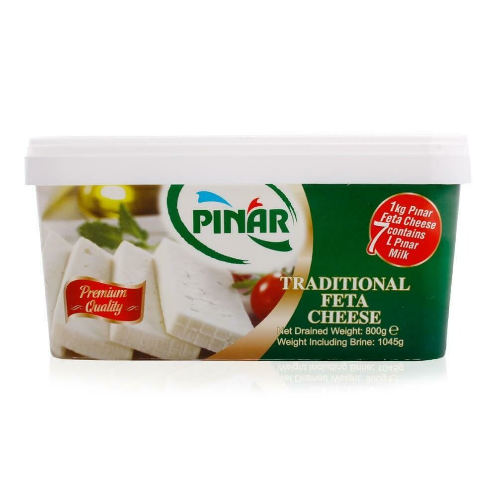 PINAR Full Fat White Cheese Cow Feta 800g