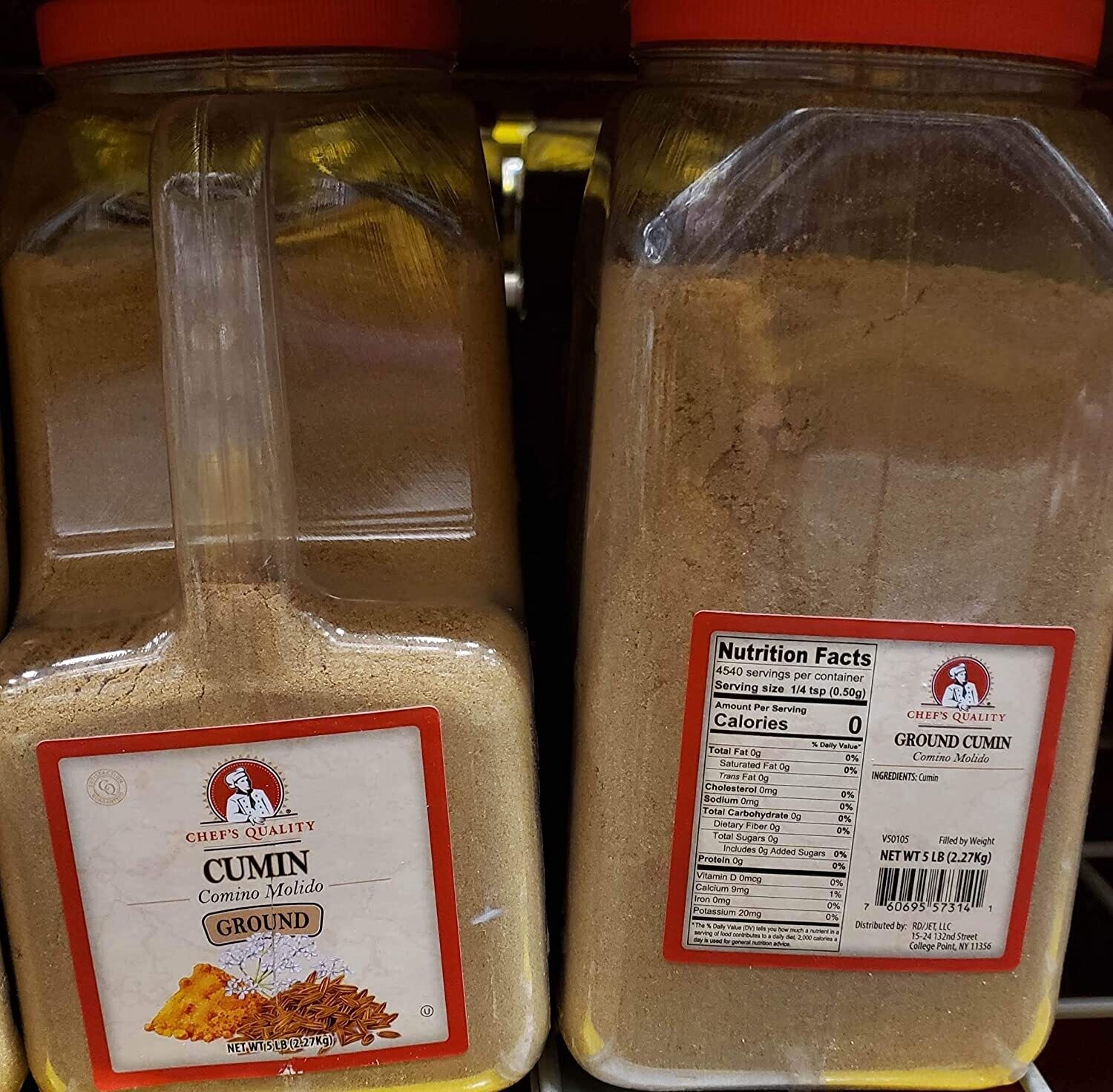 Chef's Quality Ground Cumin 5lb