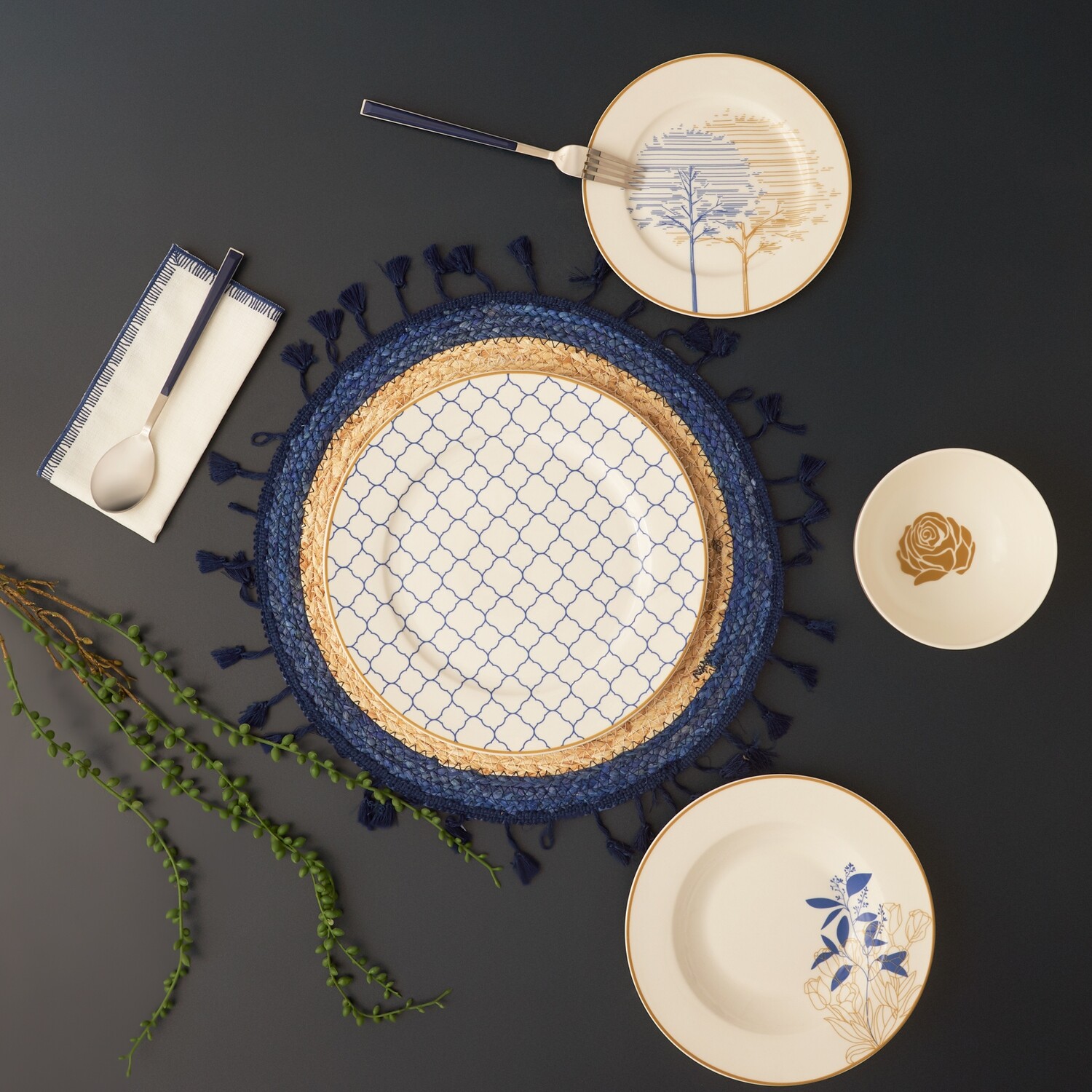 KARACA ENYAL 24 PIECES DINNERWARE SET