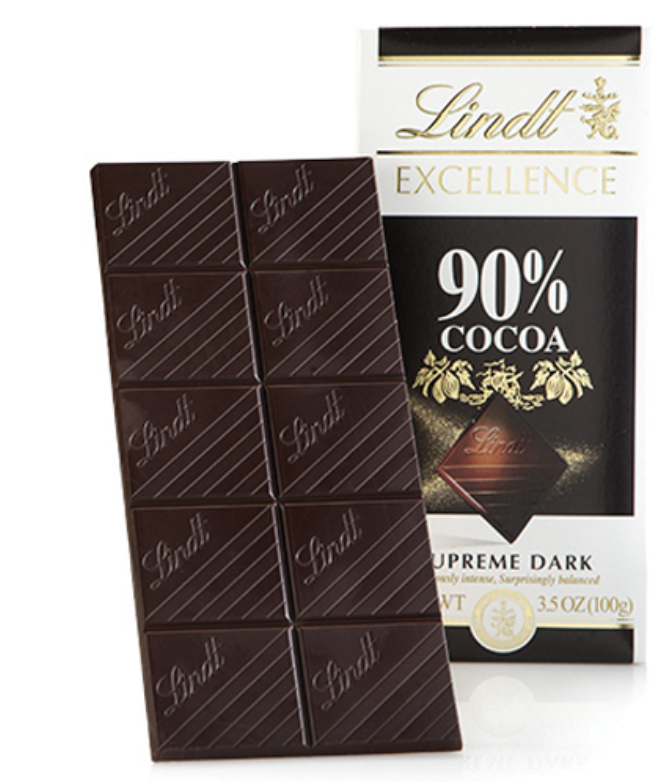 Lindt Excellence 90% Cocoa Dark Chocolate 3.5oz