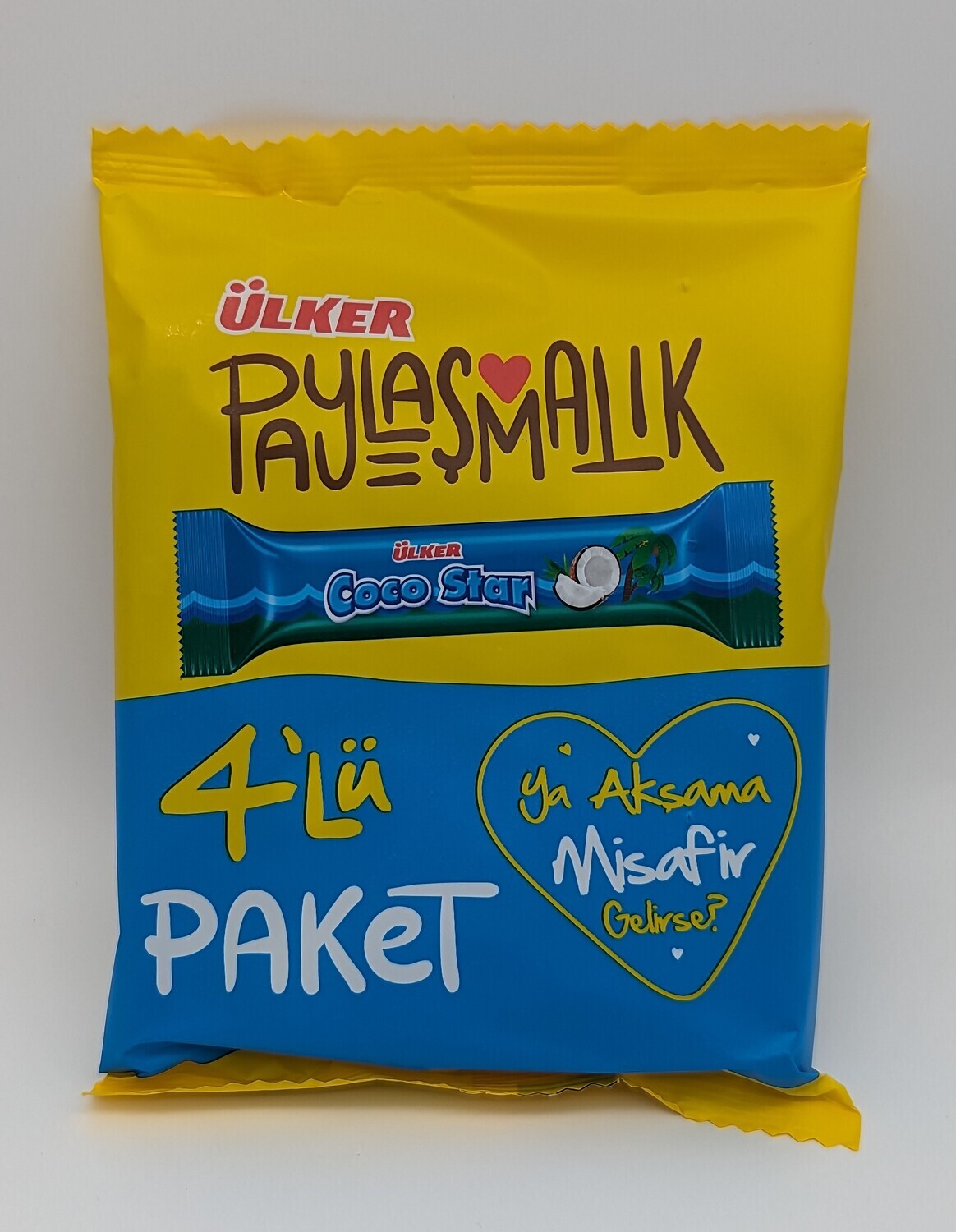 ULKER Cocostar Chocolate 100g (25g x 4pcs)