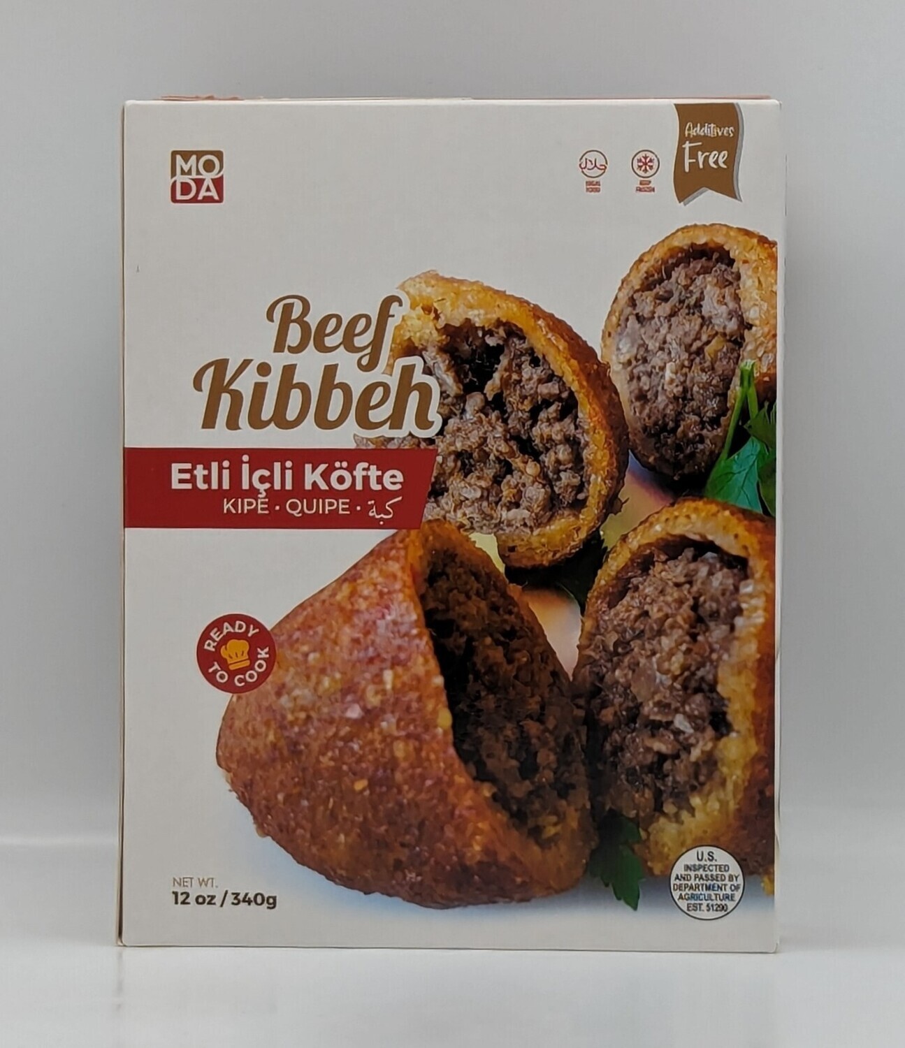 MODA Hatay Usulu Icli Kofte (Beef Kibbeh) 5pcs 12oz (340g)