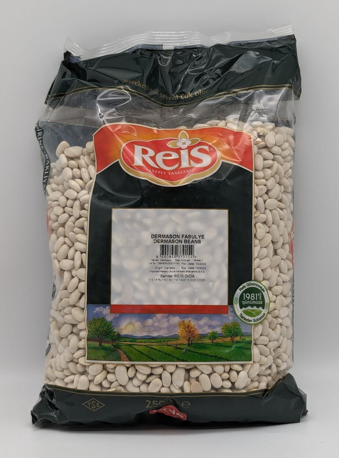 REIS Turkish Dermason White Beans 2.5kg