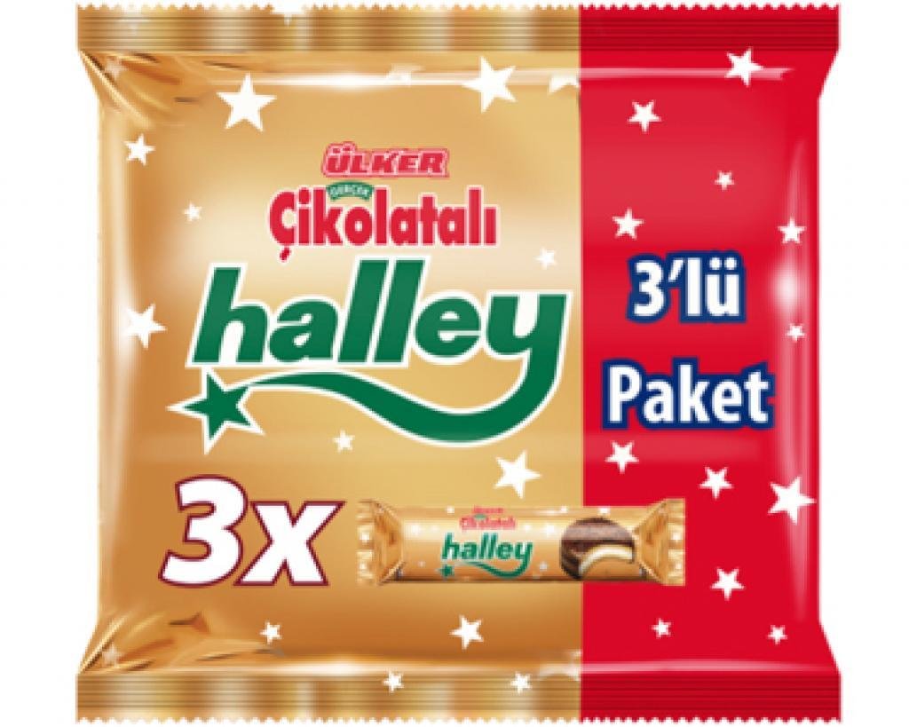 ULKER HALLEY MINI BISCUIT 3PK 231GR